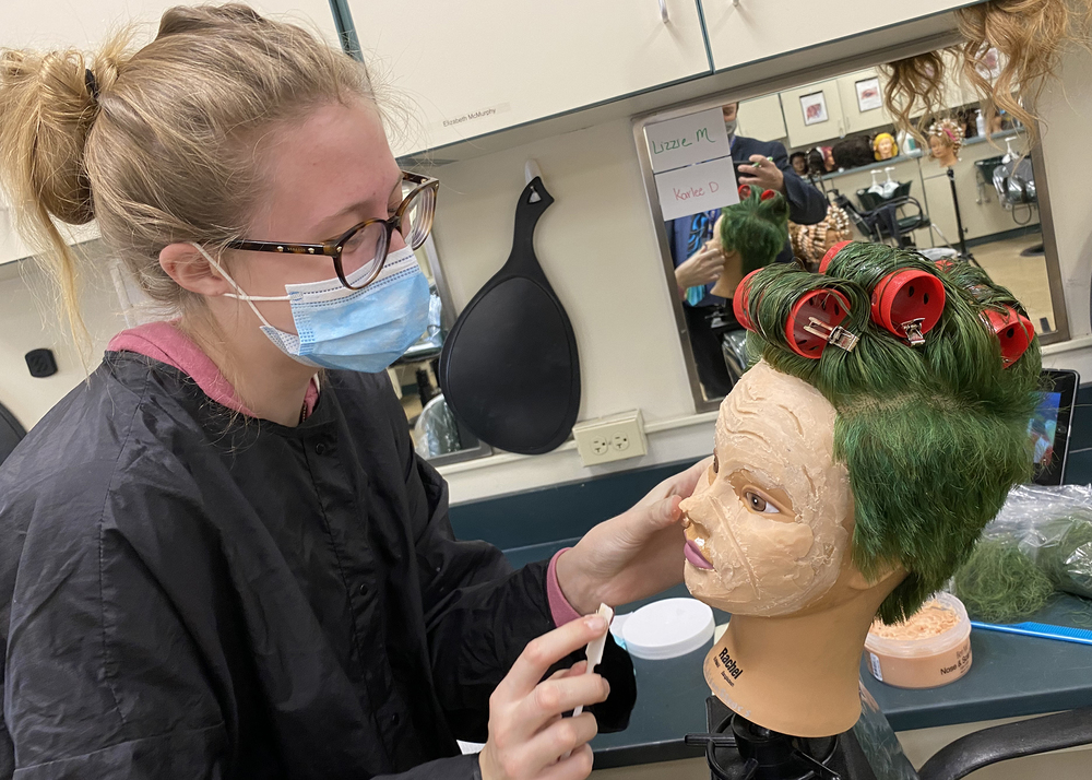 RCS student perfecting her learning technique with a holiday twist ...